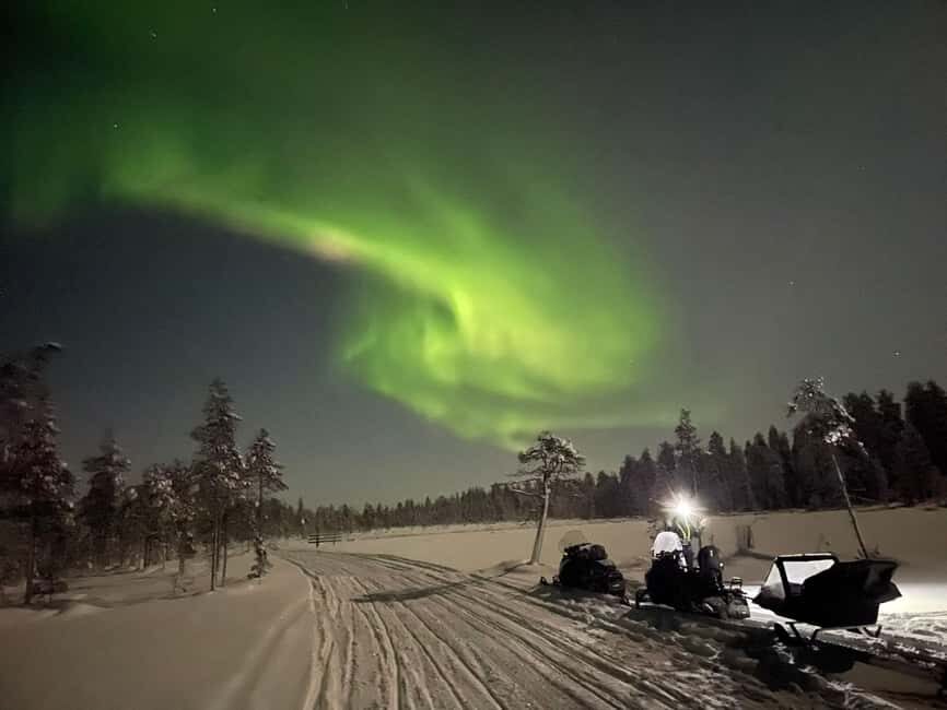 Ylläs: Northern Lights Snowmobile Safari with Transfers - The Itinerary: What You Can Expect