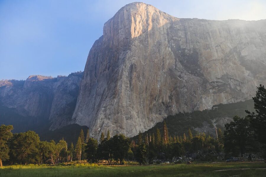 Sunrise on El Capitan in Yosemite National Park