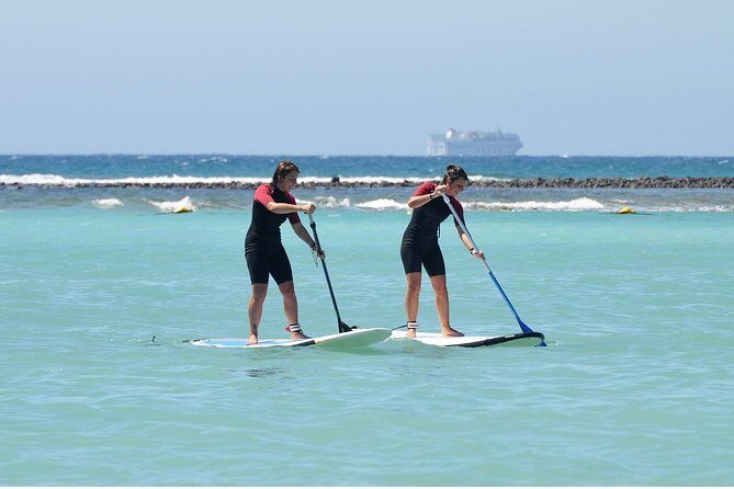 1,5-Hour Beginners Stand Up Paddle Course in Caleta de Fuste - The Experience of Learning SUP on Calm Waters