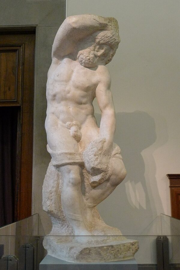 Bearded Slave by Michelangelo Accademia Florence
