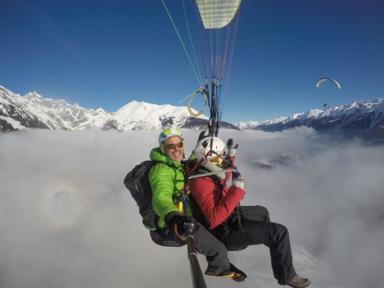 Aletsch Arena: Paragliding Tandem Flight Basic - The Flight Itself – What You Can Expect