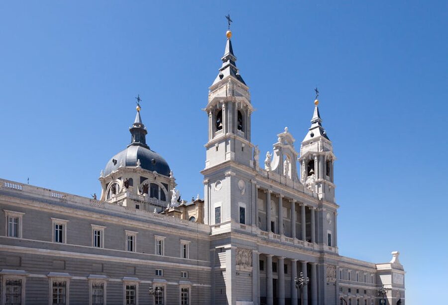 Almudena Cathedral architectural blend of Neo-Gothic and Neoclassical styles