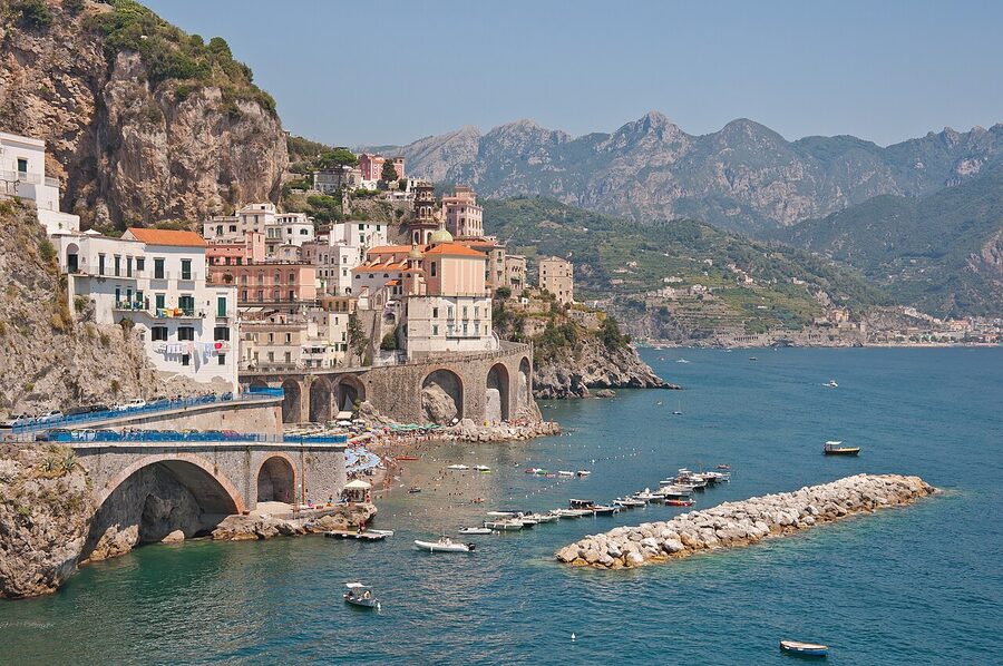 Atrani village on the Amalfi Coast