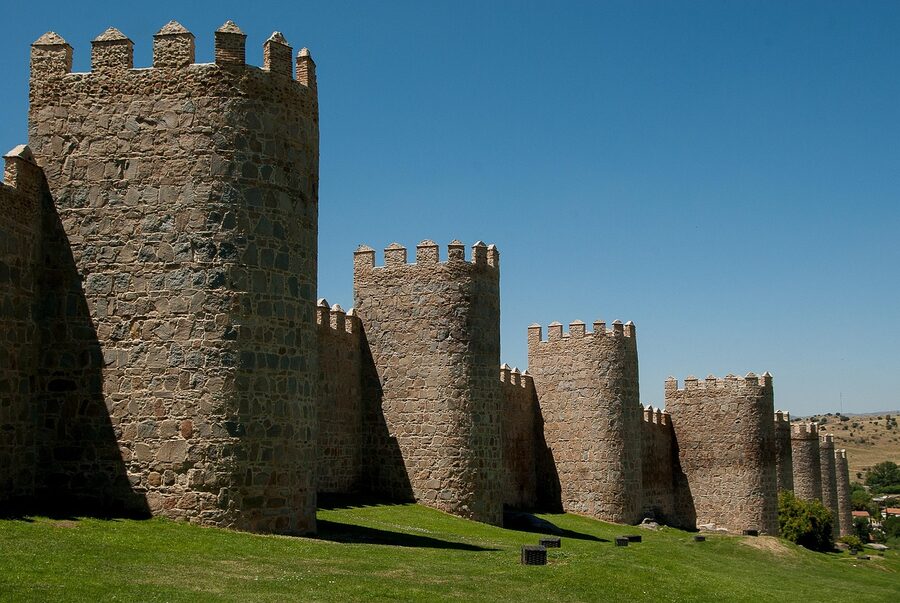 Ramparts and towers of the Avila fortifications