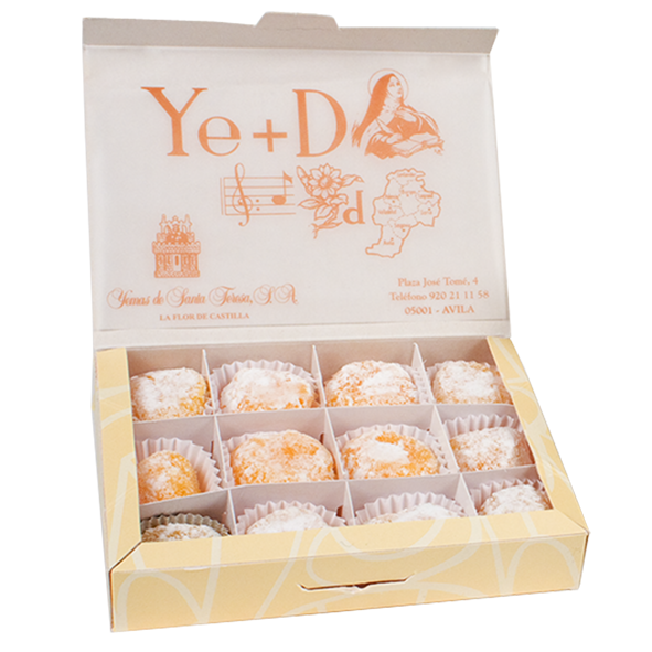 Yemas de Santa Teresa Avila egg yolk sweets in box