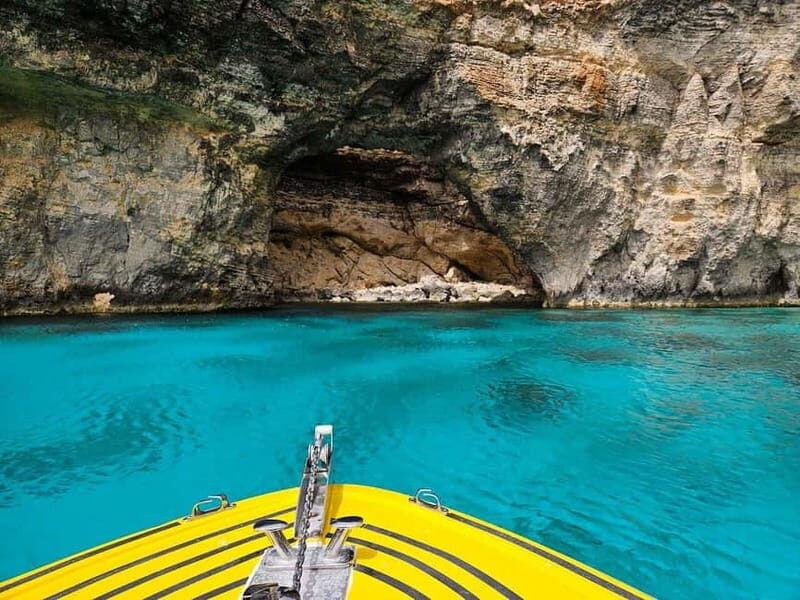 Blue Lagoon Malta: Crystal Lagoon, & Caves Private Speedboat - Exploring the Itinerary in Detail