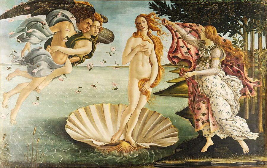 The Birth of Venus by Sandro Botticelli, Uffizi Gallery