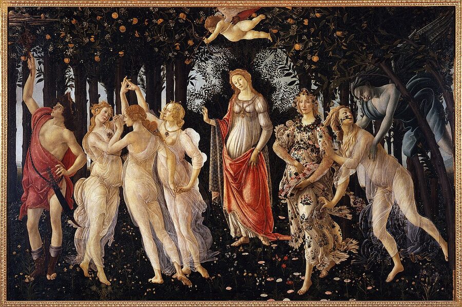 Primavera by Sandro Botticelli at the Uffizi