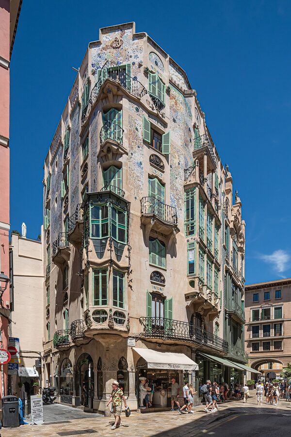 Can Forteza Rey modernist building in Palma de Mallorca