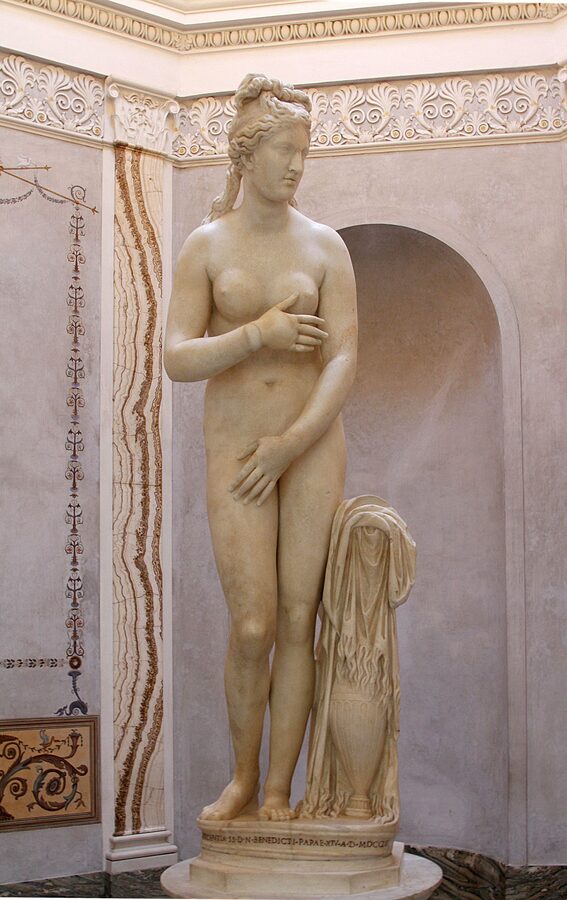 Capitoline Venus marble statue at Palazzo Nuovo Musei Capitolini