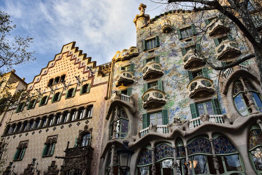 Casa Batllo modernist landmark Barcelona