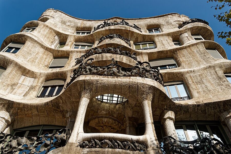 Casa Milà La Pedrera on Passeig de Gràcia in Barcelona