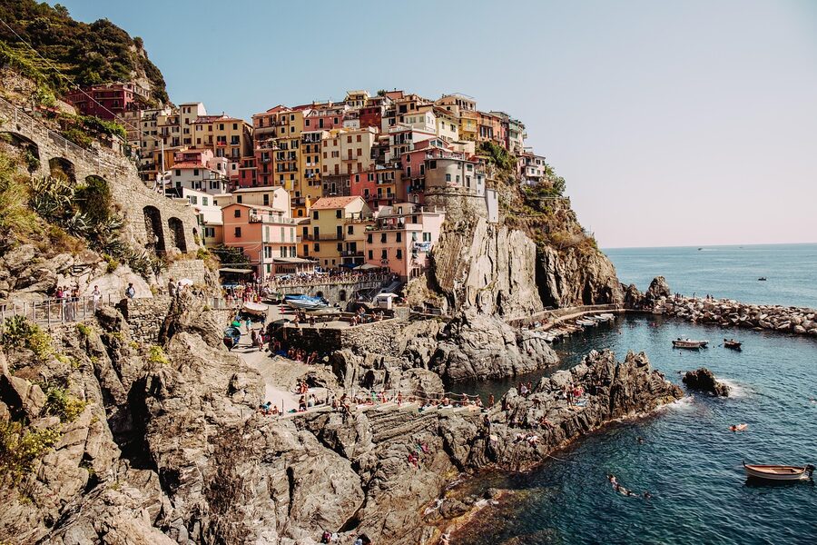 Manarola seen from the water