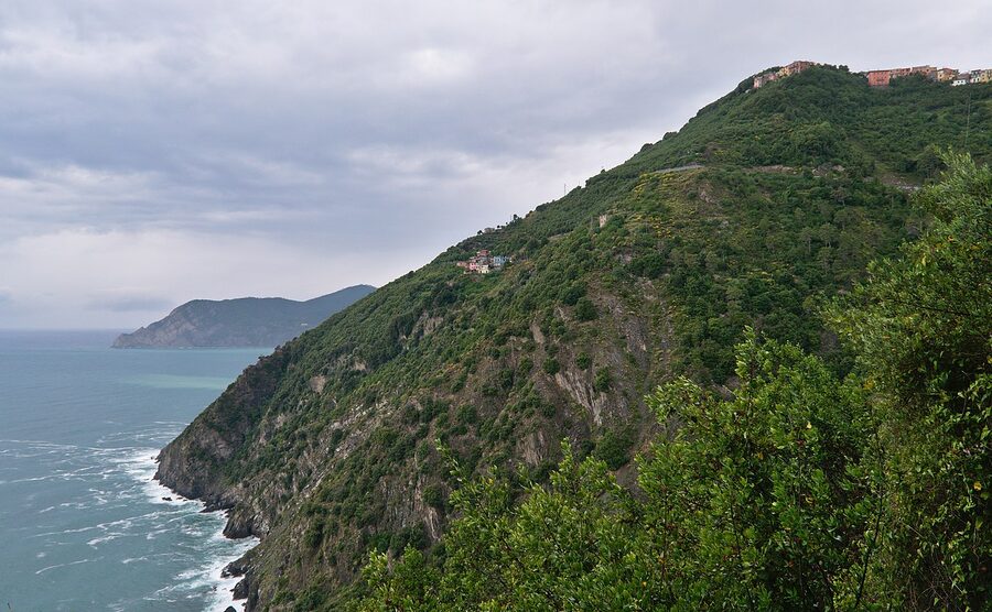 View from the Sentiero Azzurro Blue Trail near Manarola
