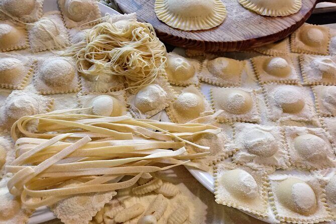 Colorful Tagliatelle & Walnut Ravioli  Home Cooking in Spoleto - Is This Tour Worth Its Price?