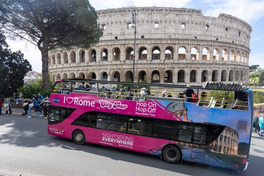 Colosseum Escorted Entrance Combo Pass with Open Bus - The Route and Sites in Detail