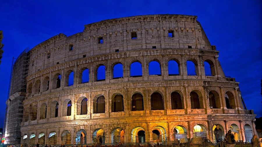 Colosseum at night Rome