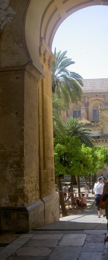 Patio de los Naranjos at the Mezquita Cordoba
