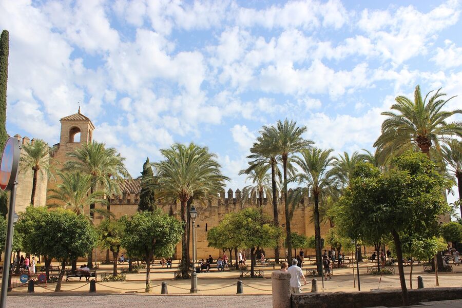 Alcazar de los Reyes Cristianos in Cordoba
