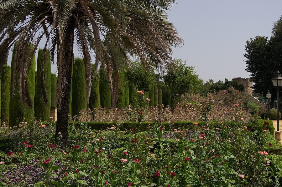 Gardens of the Alcazar de los Reyes Cristianos in Cordoba