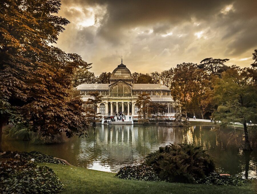 Crystal Palace in Retiro Park, Madrid