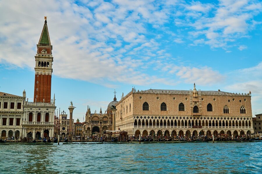 Doge's Palace seen from the Grand Canal Venice