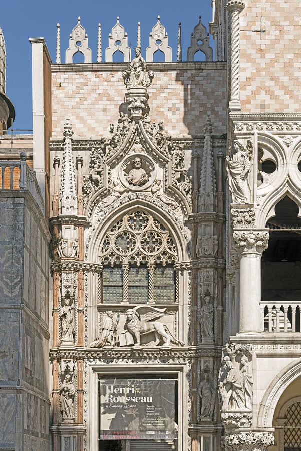 Porta della Carta entrance of the Doge's Palace Venice