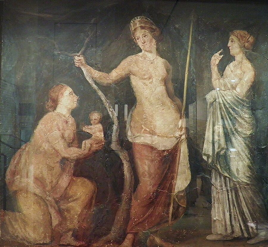 Fresco from the Domus Aurea, now in the Ashmolean Museum, Oxford
