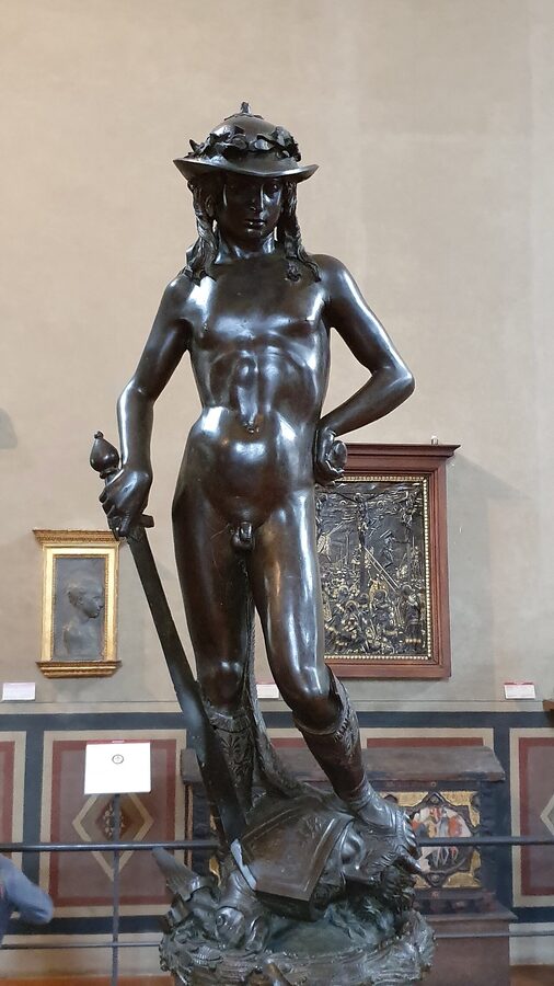Donatello's Bronze David at the Bargello Museum