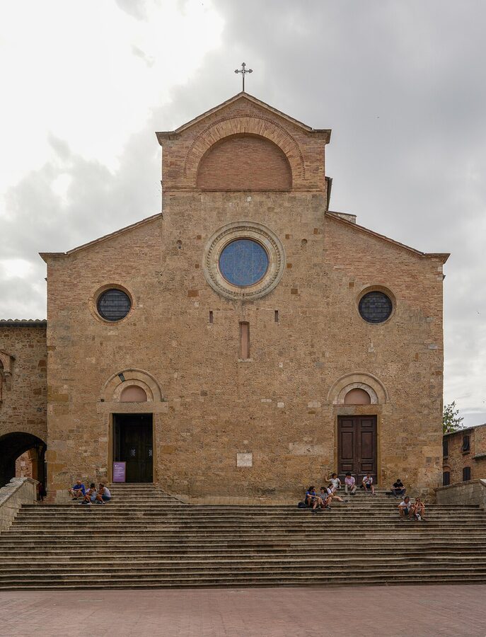 Duomo of San Gimignano, the Collegiate Church facade