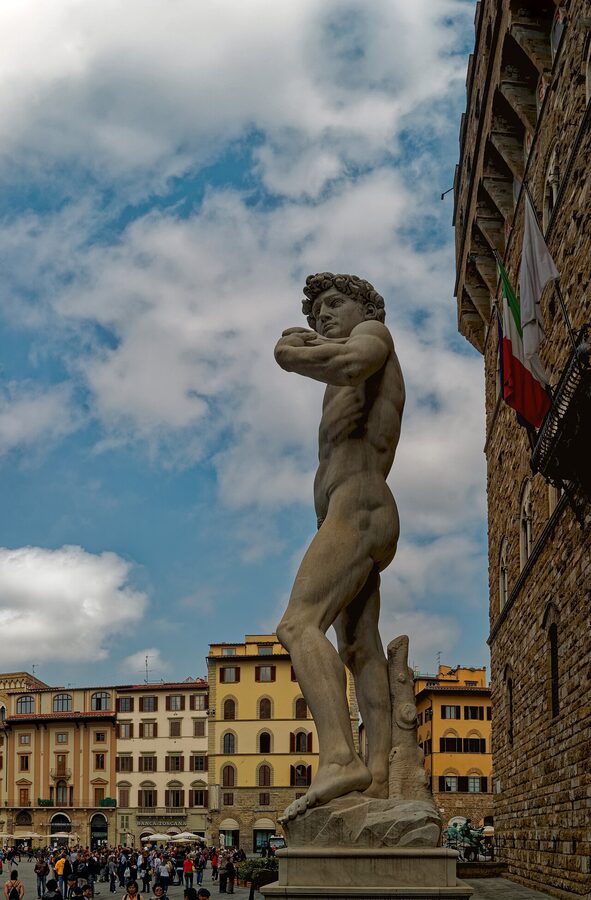 Piazza della Signoria looking north in Florence