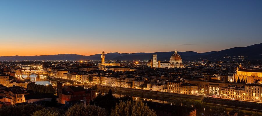 Florence skyline view from Piazzale Michelangelo