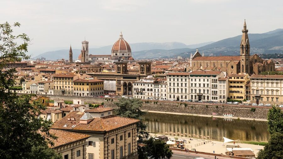 Florence skyline panorama from Piazzale Michelangelo