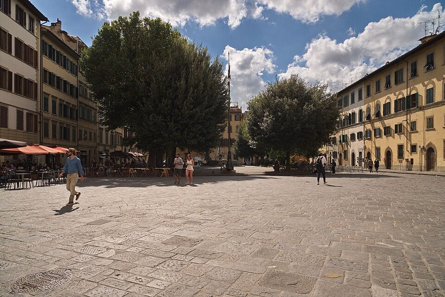 Piazza Santo Spirito Florence Oltrarno