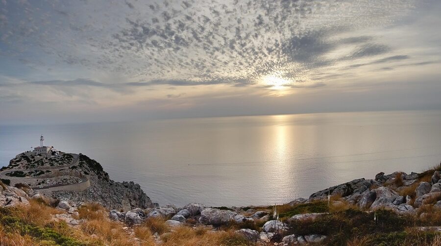 Formentor coast and rugged cliffs of north Mallorca