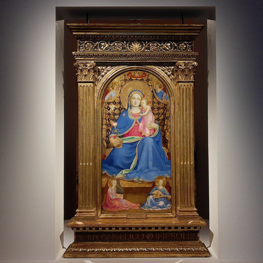 Fra Angelico, Virgin and Child, Thyssen-Bornemisza Museum, Madrid