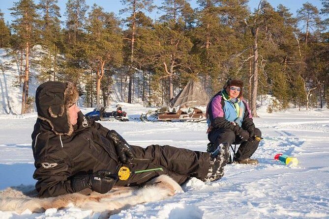From Kakslauttanen: Ice Fishing Safari to Lake Inari, inc. lunch - What to Expect from the Ice Fishing Safari