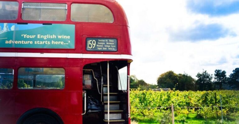 From London: Vintage Bus Wine Tour with Return Train Tickets - Value for Money