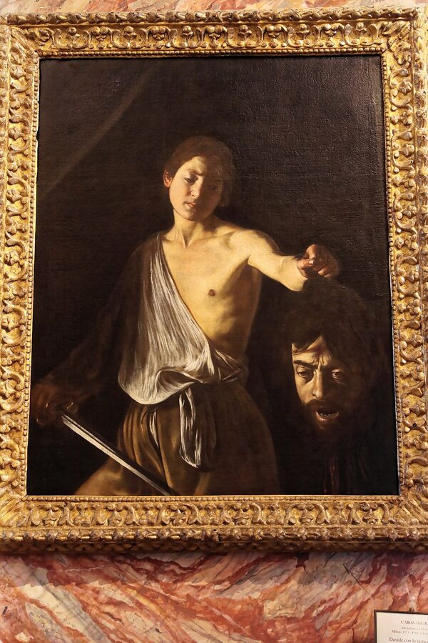 Caravaggio's David with the Head of Goliath at Galleria Borghese