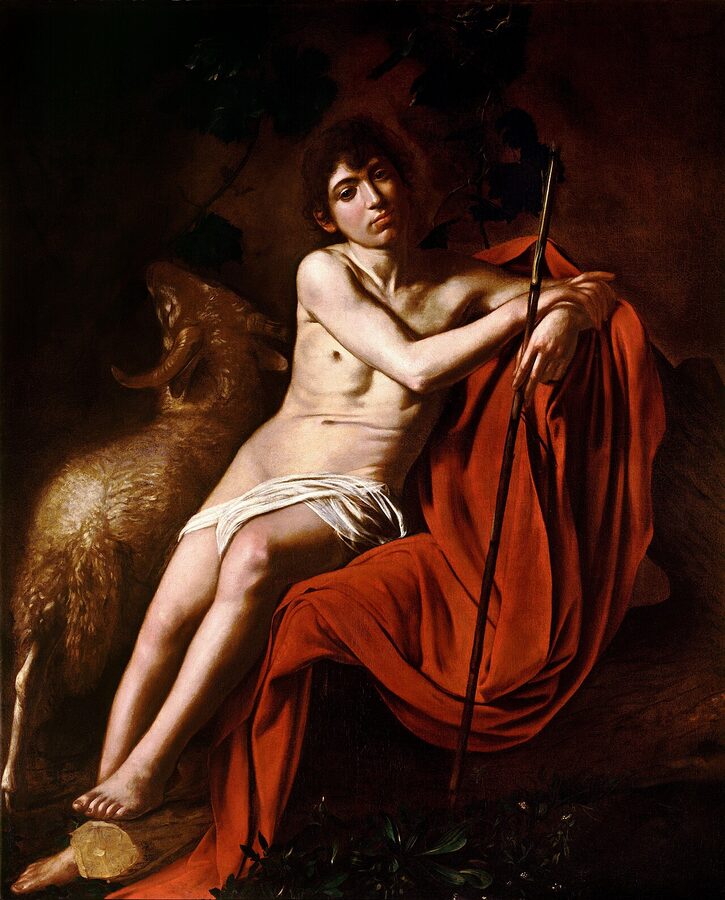 Caravaggio's John the Baptist at the Galleria Borghese