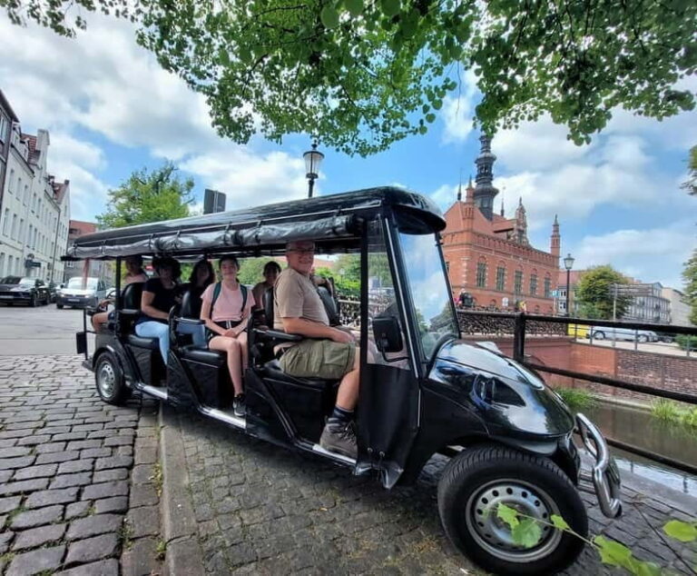 GDANSK City Tour by Golf Cart Live Guide & Sightseeing 90min - The Itinerary in Detail