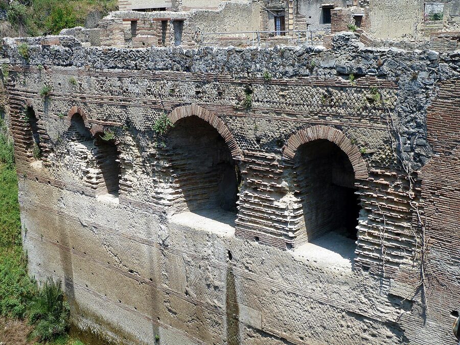Casa di Aristide House of Aristides at the west end of Herculaneum