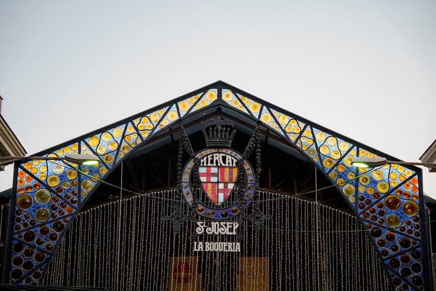 Mercat de Sant Josep de la Boqueria facade Barcelona