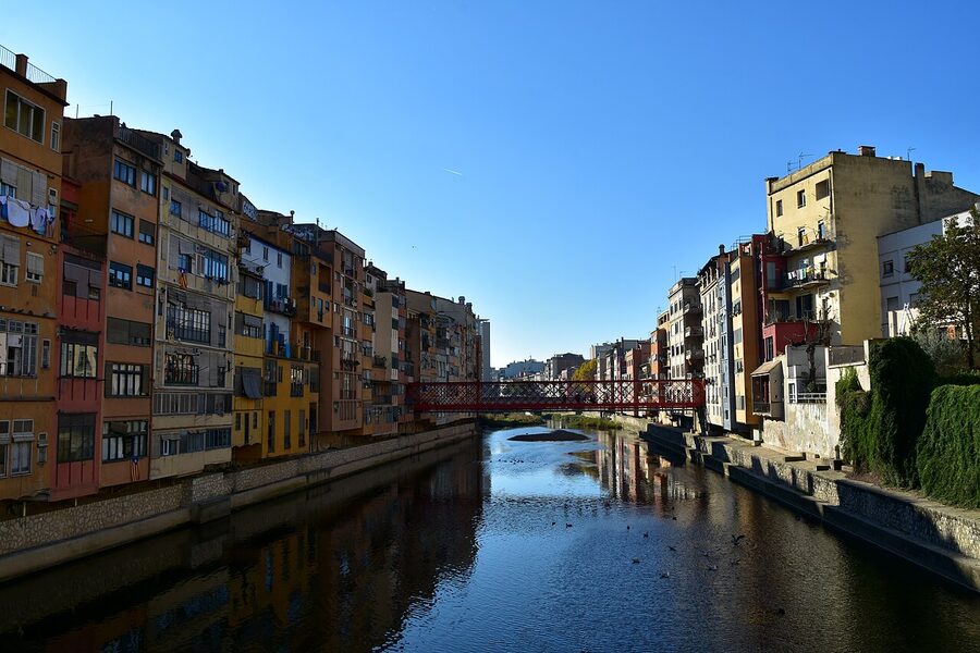 Houses along the Onyar River in Girona