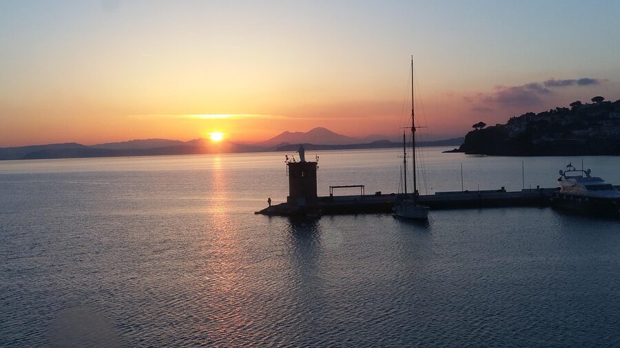 Mount Vesuvius at sunrise