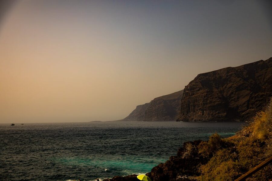 Los Gigantes cliffs at sunset, Tenerife