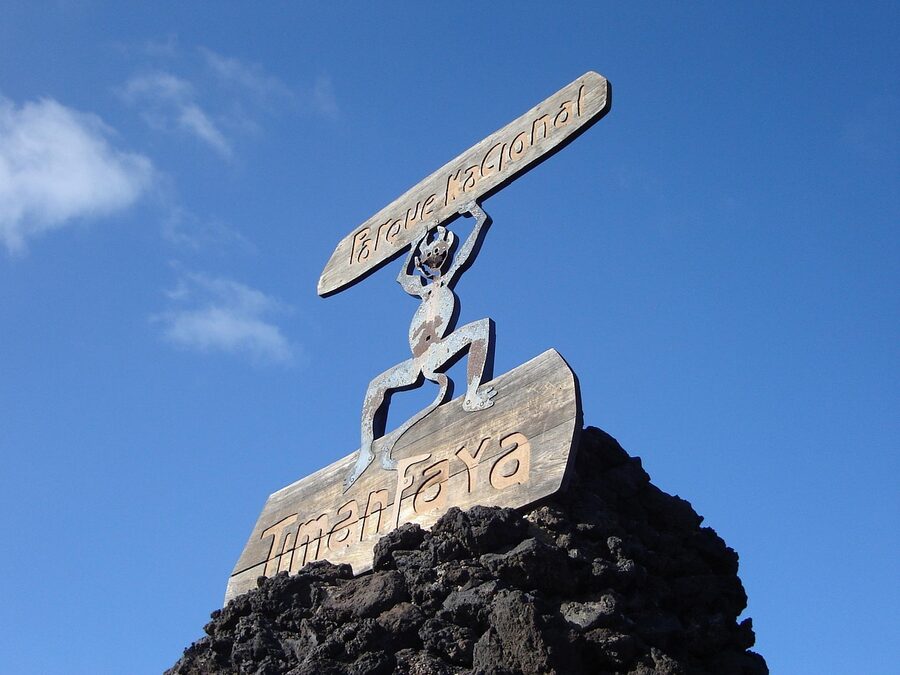 El Diablo symbol of Timanfaya by Cesar Manrique