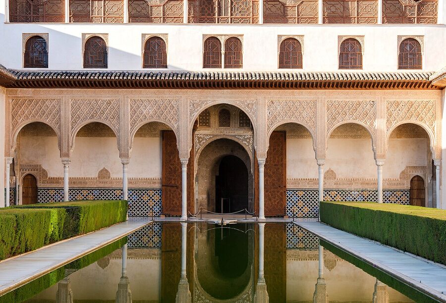 Patio de los Arrayanes Court of the Myrtles Alhambra Granada