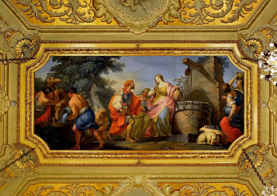 English Room ceiling at Doria Pamphilj Rome
