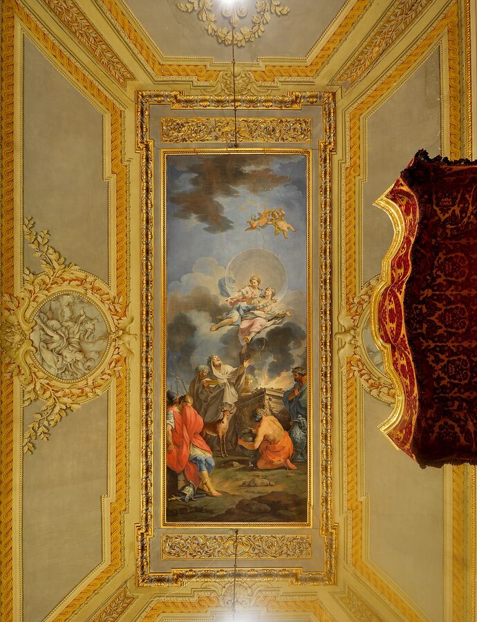 Sala del Trono ceiling at Doria Pamphilj